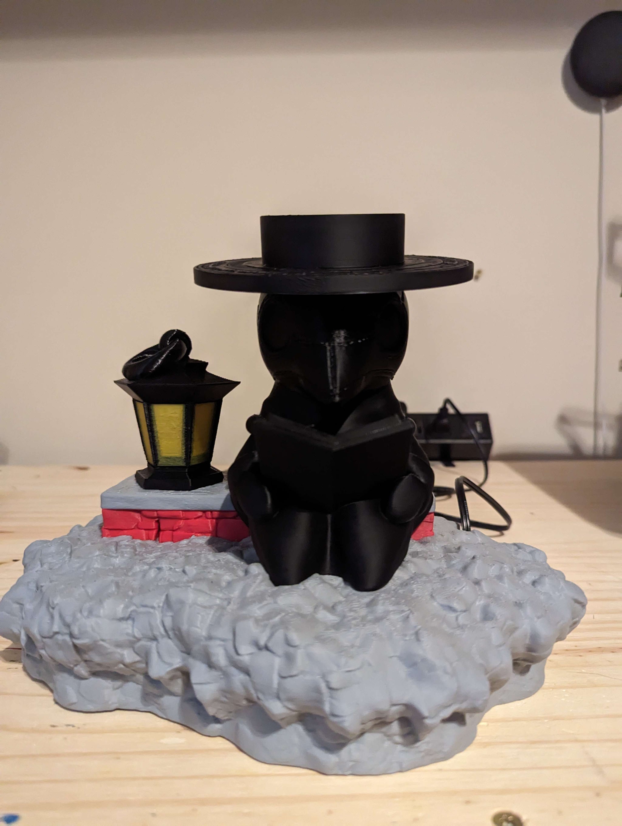 Deluxe Plague Doctor Lamp – Zeus Print Shop